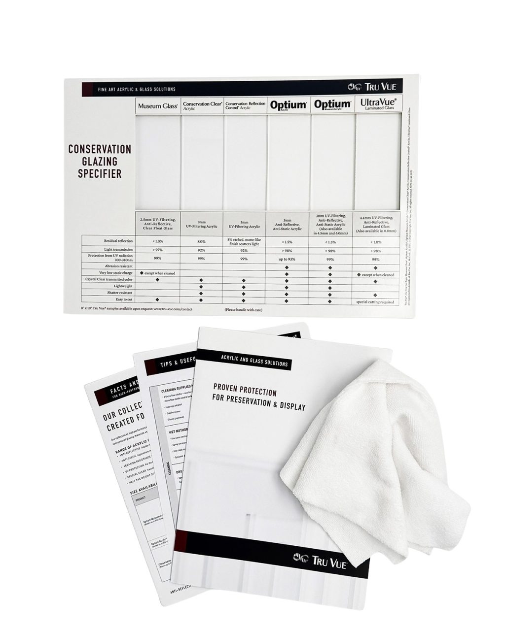 Kit de spécification pour vitrages de conservation - Tru Vue